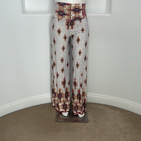 Up Town USA | Pants & Jumpsuits | Up Town Usa Women White Brown Multi ...